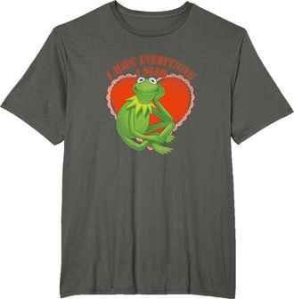 Disney The Muppets Valentinstag Vintage Kermit Everything T-Shirt