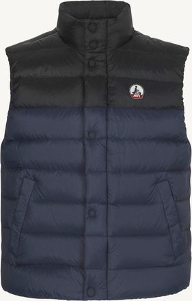 Jott Doudoune bicolore sans manches Marine/Noir Thomas Bicolore - Taille S