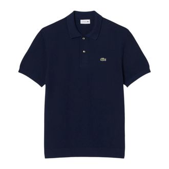 Lacoste Klassisch geschnittenes Strick-Poloshirt - - Tops - Herren - Blau - S