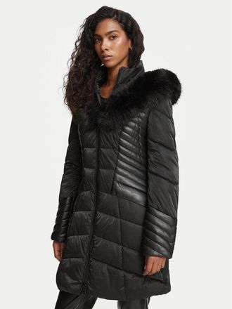Guess Winterjacke New Oxana W4BL61 WGLZ0 Schwarz Regular Fit