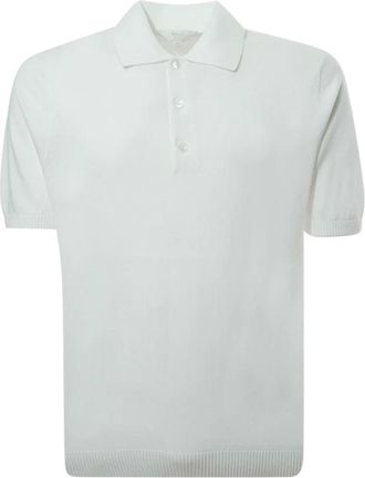 Malo Homme, Tops, Blanc, Taille: 2XL Polo &agrave; Manches Courtes