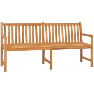 vidaXL Gartenbank 180 cm Massivholz Teak vidaXL