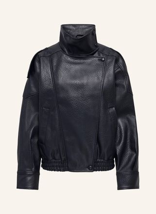 Only Jacke In Lederoptik schwarz