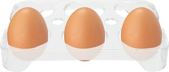 Cabilock K&uuml;Hlschrank Eieraufbewahrungsbox Kunststoff Eierhalter Organizer F&uuml;R Frische Eier 14.8X9.7X4 Cm Praktische Lagerung Zuhause