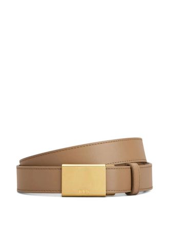 Tod's ceinture en cuir à boucle - Marron