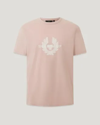Belstaff T-shirt Surface Pour Homme Cotton Jersey Rose Cr&eacute;puscule 2xl