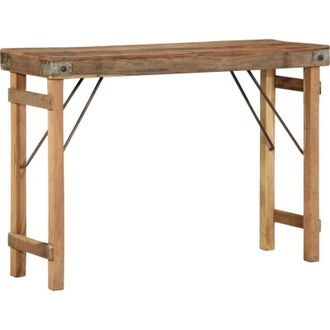 vidaXL Konsolentisch 110x35x76 cm Massivholz Recycled - Vidaxl