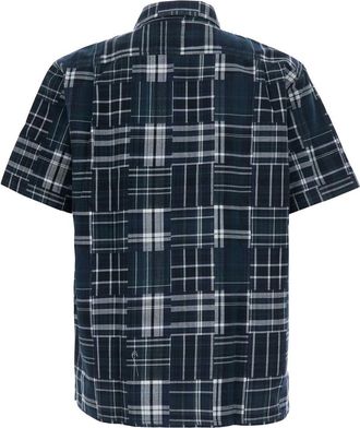 ERL Short-Sleeve Check Cotton Shirt - Black