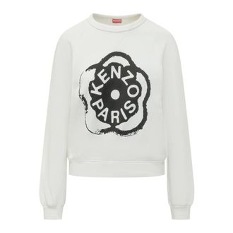 Kenzo Damen, Sweatshirts & Hoodies, Wei&szlig;, MGr&ouml;&szlig;e