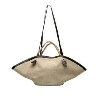 Jil Sander Sac cabas Sombrero Pre-owned - Femme - Pre-owned - Beige - Taille: ONE Size