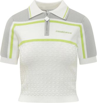 Casablanca Femme, Tops, Blanc, Taille: 40 FR Polo de Tennis