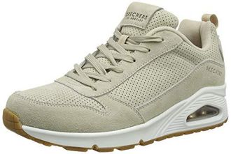 Skechers Femme UNO Two for The Show Baskets, Natural Suede, 37 EU