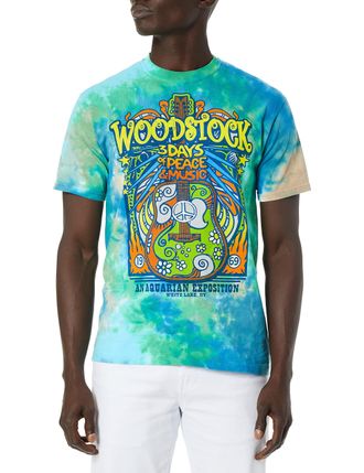 Liquid Blue Herren T-Shirt Woodstock Music Festival - Mehrfarbig - XX-Large