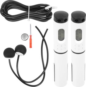 Hemobllo Kabelloses Digitales Springseil mit Z&auml;hler Kompaktes Fitness Springseil aus Robustem Material Indoor Sportger&auml;t f&uuml;r Effektives Training