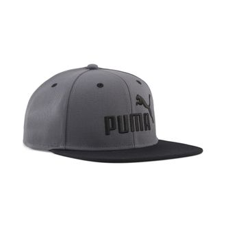 Puma Casquette &agrave; visi&egrave;re plate et logo N&deg; 1 Essentials, Accessoires, Gris, OSFA