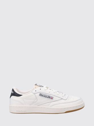 Reebok Club C 85 Vintage Leder-Sneaker mit Kontrastlogo und Gummisohle