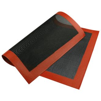 Generico Silikon-Backmatte, wiederverwendbar, hitzebest&auml;ndig, f&uuml;r Brot, Silikon-Backmatte, Silikonbeschichtung f&uuml;r Kekse, Kuchen