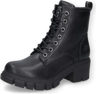 Dockers by Gerli Damen Combat Boots, Frauen Stiefeletten,warm gefüttert,Winterstiefel,Winterschuhe,Stiefel,Bootee,Booties,schwarz,39 EU