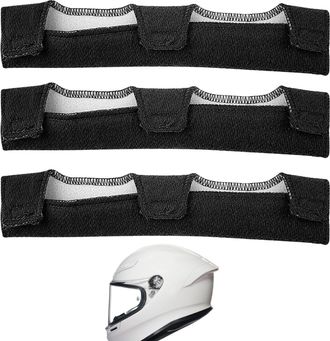 Generico Helmpolster - 3 Stück absorbierendes Band für Sicherheitshelme, saugfähiges Polster für Helm für industrielle Arbeit, Elektrobau, Feuerwehr und Outdoo
