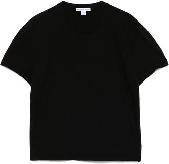 James Perse T-Shirt mit rundem Ausschnitt - Schwarz