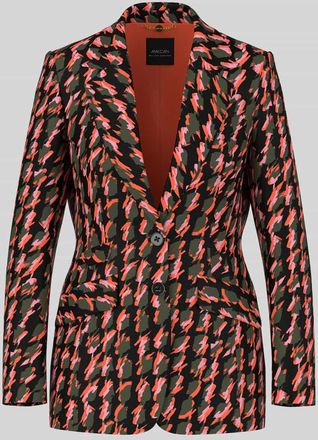 Marc Cain Regular Fit Longblazer mit Label-Detail