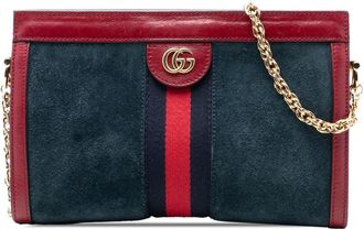 Gucci Hobo Bags - Small Suede Ophidia Chain Crossbody - Gr. unisize - in Blau - f&uuml;r Damen