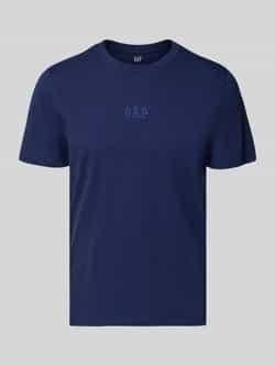 GAP T-Shirt mit Rundhalsausschnitt und Label-Stitching