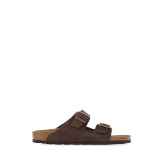 Birkenstock Homme, Chaussures, Brun, Taille: 43 EU Chaussons Arizona en daim marron