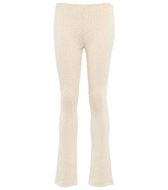 Magda Butrym High-Rise Hose aus Häkelstrick