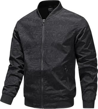 Generic Homme Blouson Ete Veste Bomber légère pour Vêtements dextérieur Décontractée Longues Poches et Fermeture Clair Plein air Manteau de Loisirs