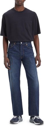 Levi's Herren 555 Relaxed Straight Jeans Up The Score Blue 30 30