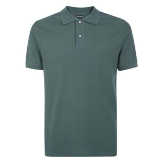 Emporio Armani Homme, Tops, Vert, Taille: 2XL Polo Chemises