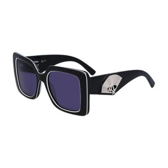 Karl Lagerfeld Femme, Accessoires, Noir, Taille: ONE Size Acetate Lunettes de soleil