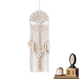 Generico Bohemian Wandbehang, Quastenstoff, Baum-Stil, Boho-Wandbehang, f&uuml;r Schlafzimmer, Haus, Wohnung, Wohnzimmer, Babyzimmer und Hintergrund