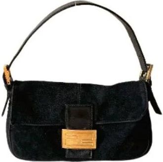 Fendi Sac Bandouli&egrave;re Baguette Pre-owned - Femme - Pre-owned - Noir - Taille: ONE Size