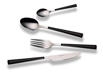 Echtwerk Echtwerk Besteck Set Basic mit Kunststoffgriffen, Campingbesteck, Picknickbesteck, leichtes Reisebesteck, Outdoor-Besteck f&uuml;r Grillen im Freien, 16-te