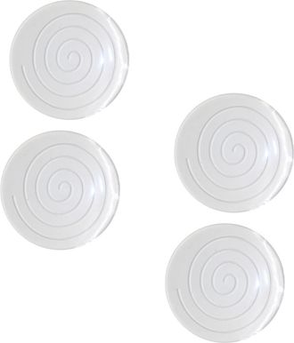 DOITOOL 4 St&uuml;ck rutschfeste Silikon M&ouml;belfu&szlig;schutzmatten 6cm Durchmesser Ger&auml;uschlose Tisch und Stuhlbeinschoner f&uuml;r M&ouml;bel und B&ouml;den Im Innenbereich