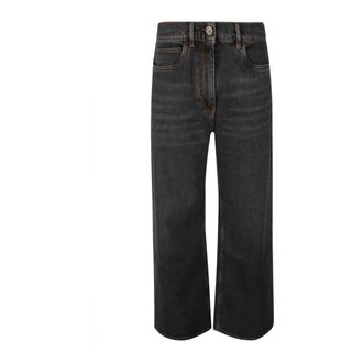 Etro Wide Leg Jeans - - Jeans - Damen - Grau - W27