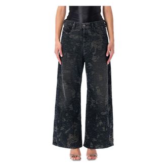 Diesel 1996 D-Sire Relaxed Jeans - - Jeans - Damen - Schwarzk - W28