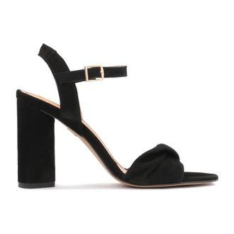 Kazar Schwarze Wildleder Sandalen mit Breiten Riemen - - Shoes - Damen - Schwarzk - 36 EU