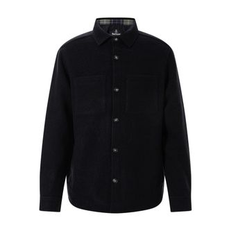 Barbour Wollmix-Overshirt - - Jackets - Herren - Blau - S