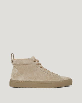 Belstaff Baskets Forber Pour Homme Suede Gris Fossile Eu 40