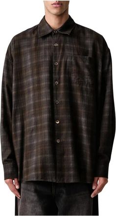 Our Legacy Chemise Borrowed - Homme - Chemises - Brun - Taille: XL