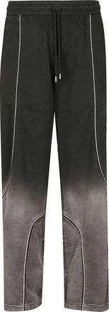 Off-white Homme, Pantalons, Noir, Taille: M Surv&ecirc;tement Ample Teint en Pi&egrave;ce