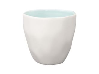 Green Gate MINI Latte Cup ELEMENTS PALE BLUE Blau Wei&szlig; Espresso Tasse 130 ml