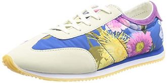 Desigual Femme Sneakers Low Sneaker, Azul Niza, 36 EU