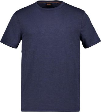 Boss Orange by Hugo Boss BOSS Orange Herren T-Shirt blau Baumwolle