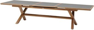 Hesperide Ausziehbarer Gartentisch Axiome graphite & honey 12-Sitzer aus Aluminium - Hesp&eacute;ride