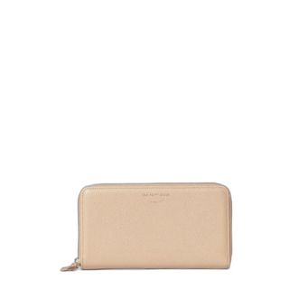 Emporio Armani Grained Leather Wallet - - Accessories - unisex - Beige - ONE SIZE