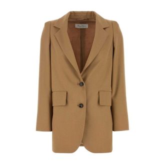 Max Mara Kitten Blazer - - Jackets - Damen - Braun - S